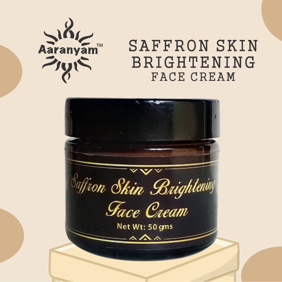 Saffron Skin Brightening Face Cream – aaranyam.com